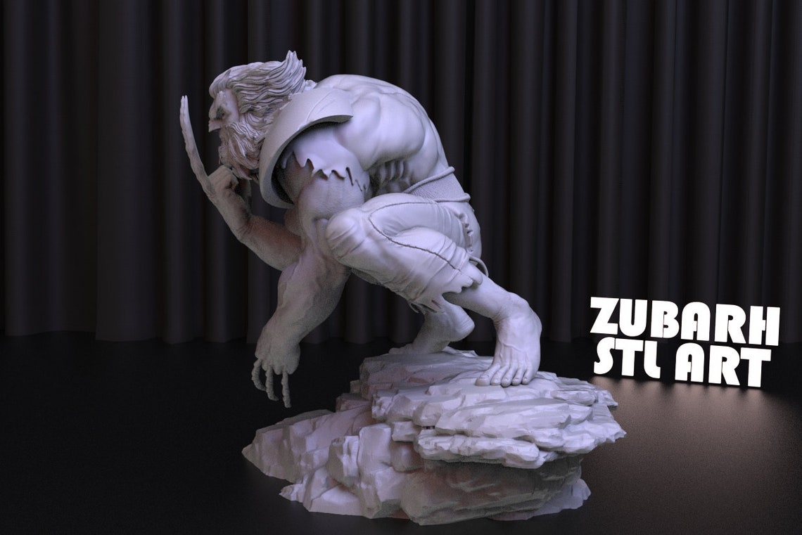 Wolverine Marvel STL File 3D Movie Printed STL Downloadable - Etsy
