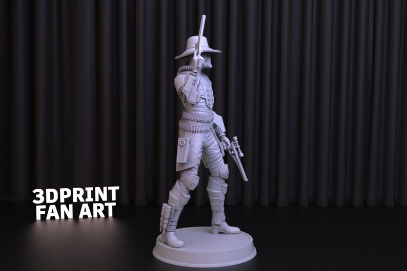 Star Wars Cad Bane 2 Pose 3D Print STL File for 3D Printing,3d Digital ...