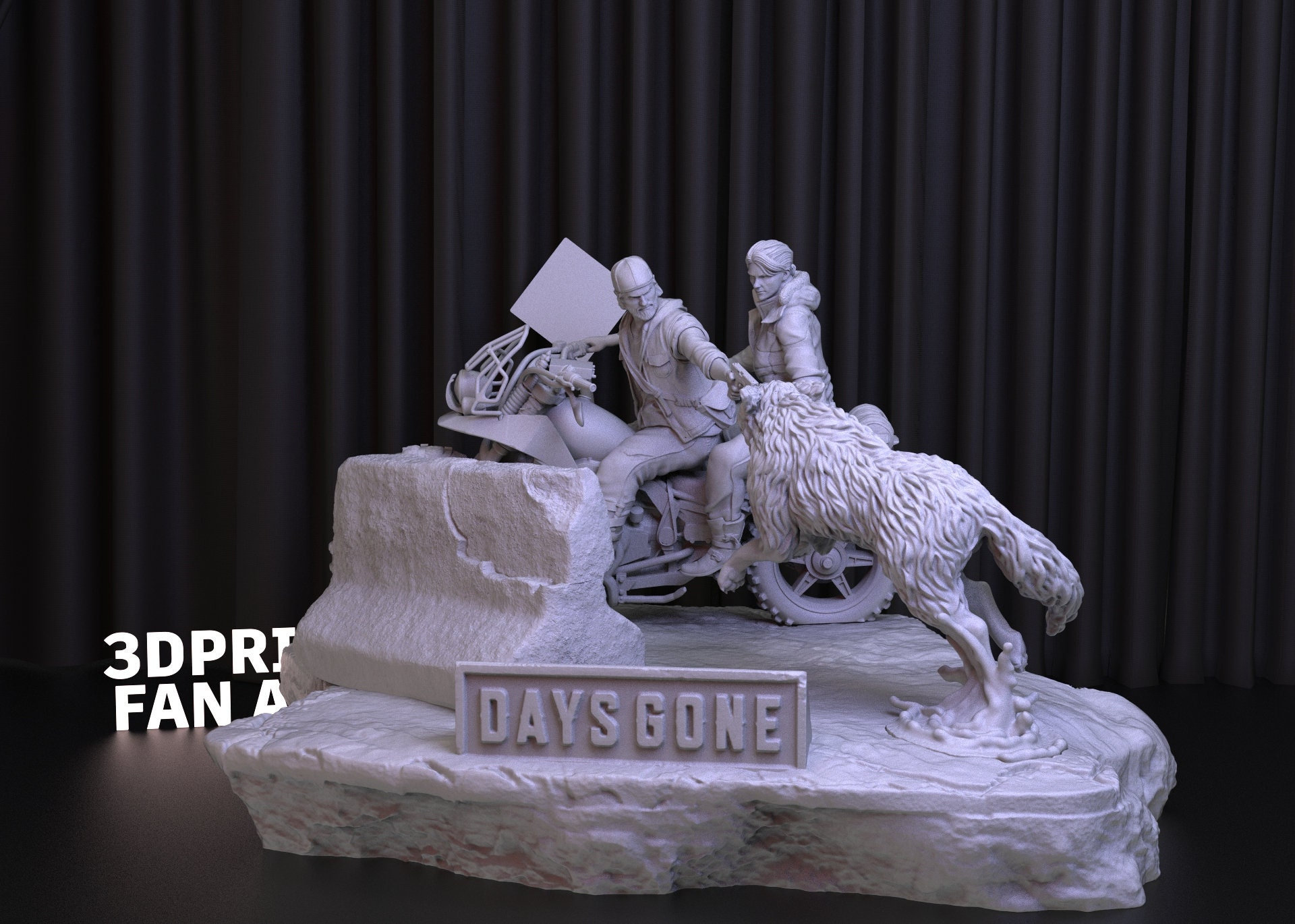 Days Gone 3D Print STL File for 3D Printing3d Digitalinstant - Etsy ...