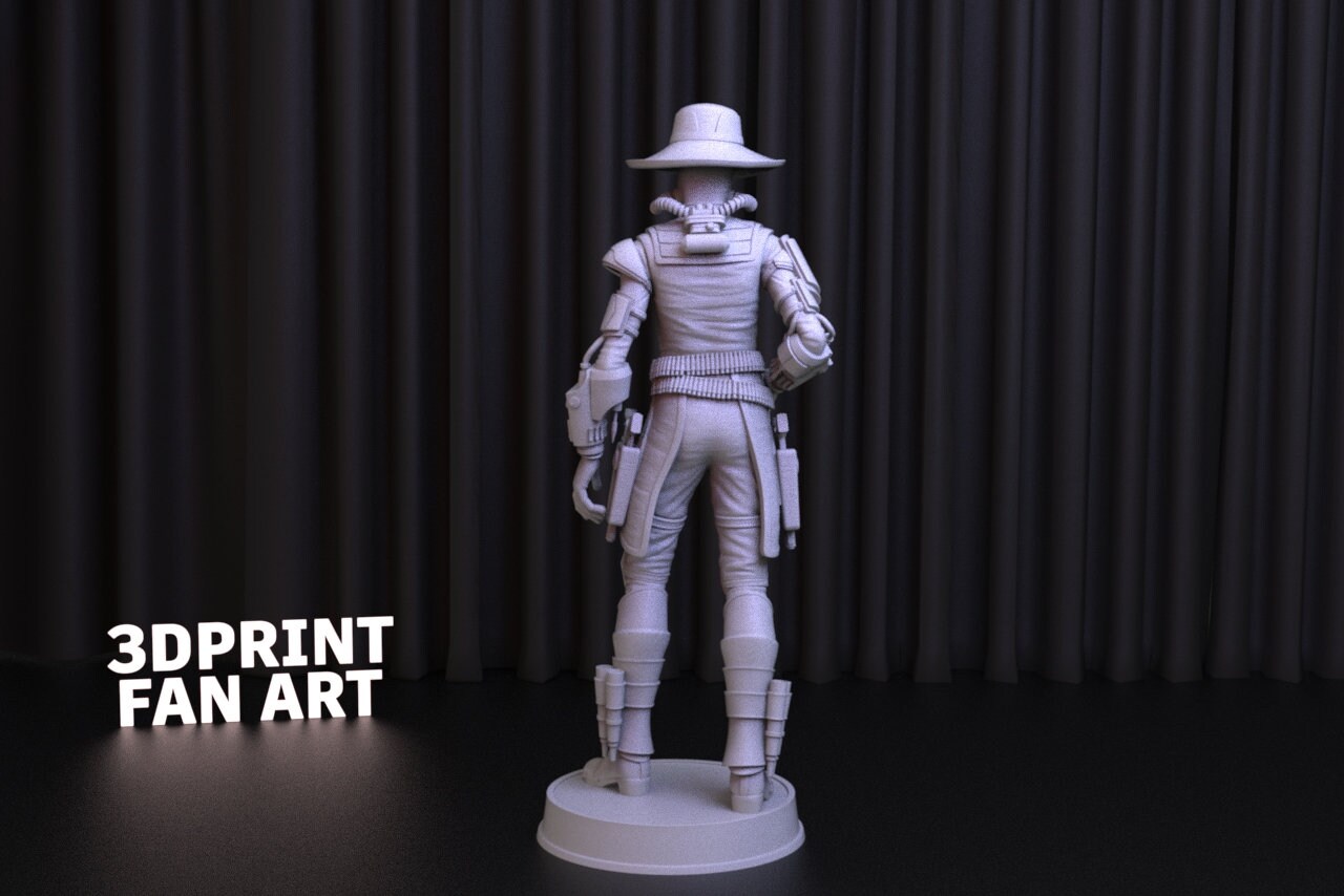 Star Wars Cad Bane 2 Pose 3D Print STL File for 3D Printing,3d Digital ...