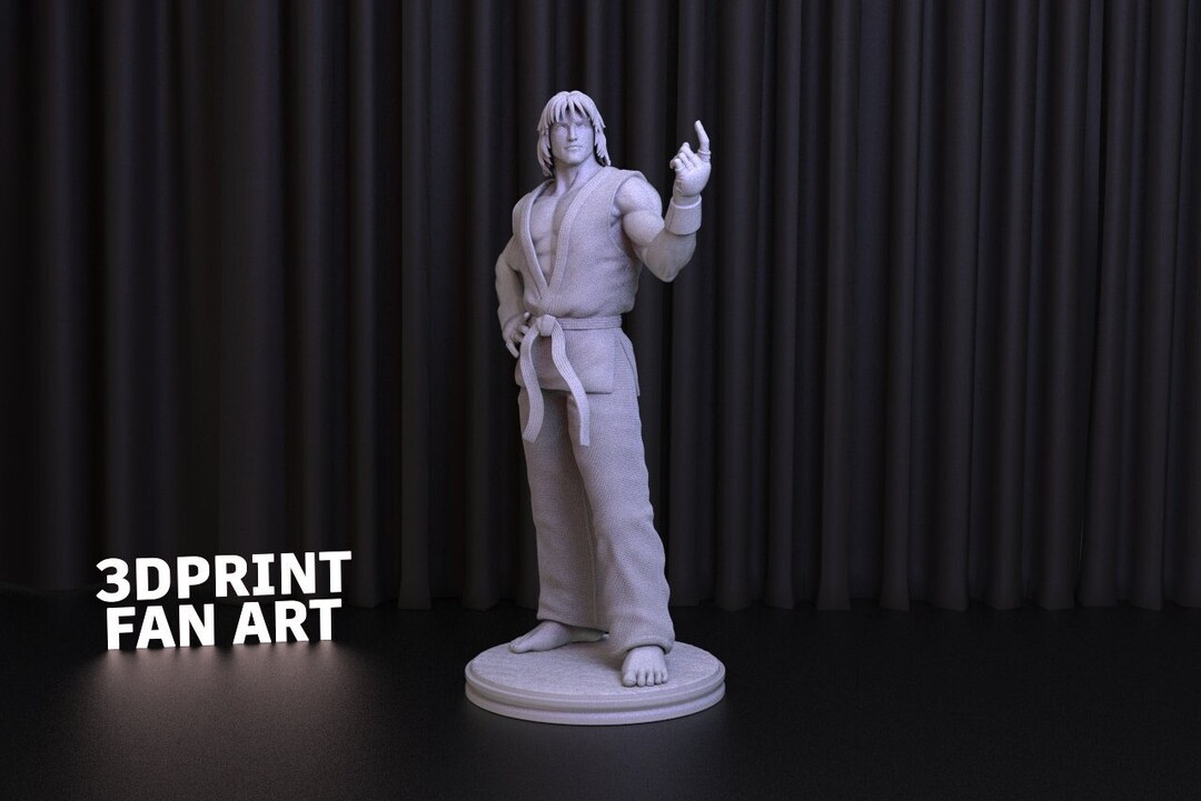 Street Fighter Ken 3D Print STL File for 3D Printing,3d Digital File ...
