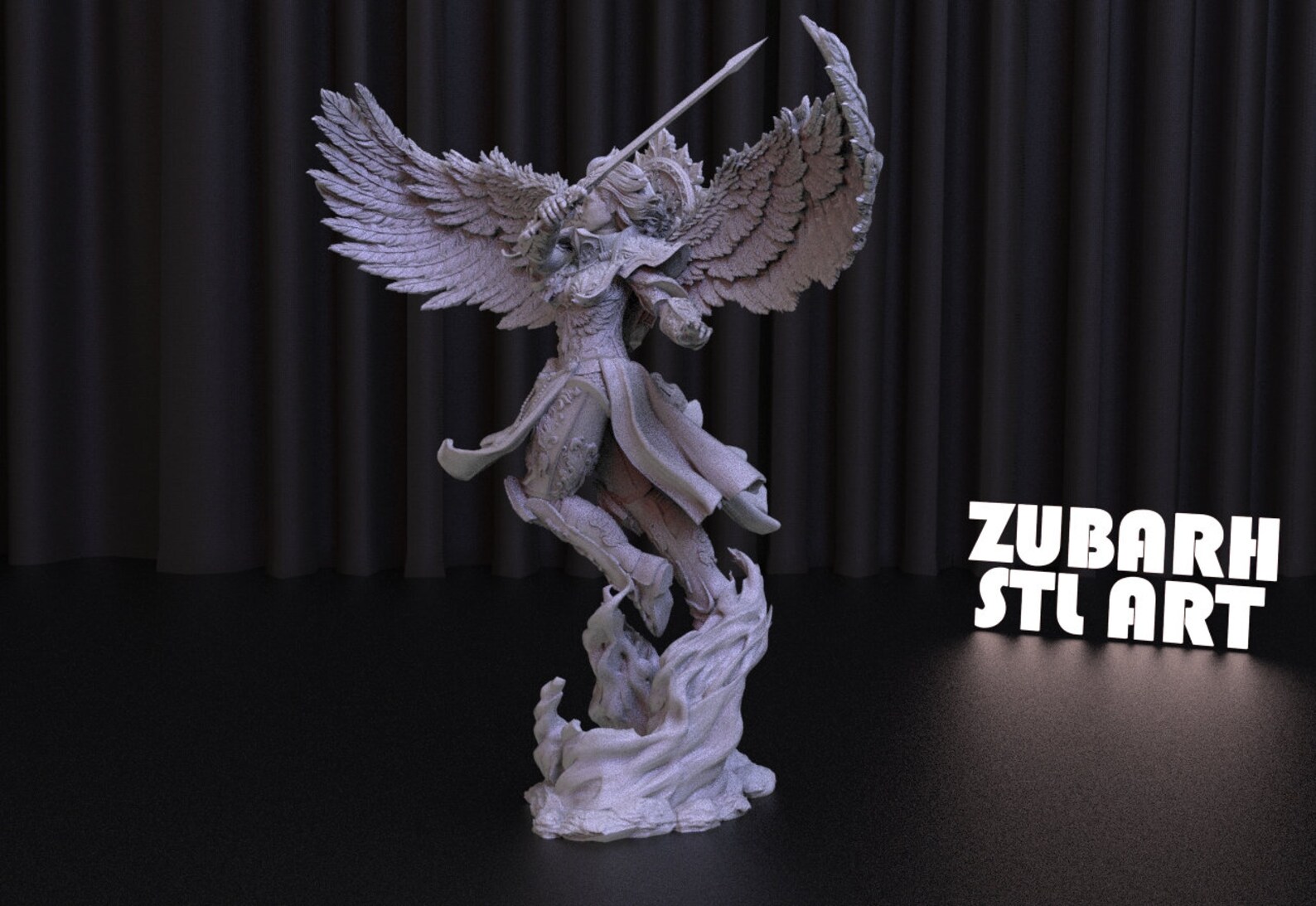 Arc Angel Design Stl File for 3D Printer Design 3D Model - Etsy