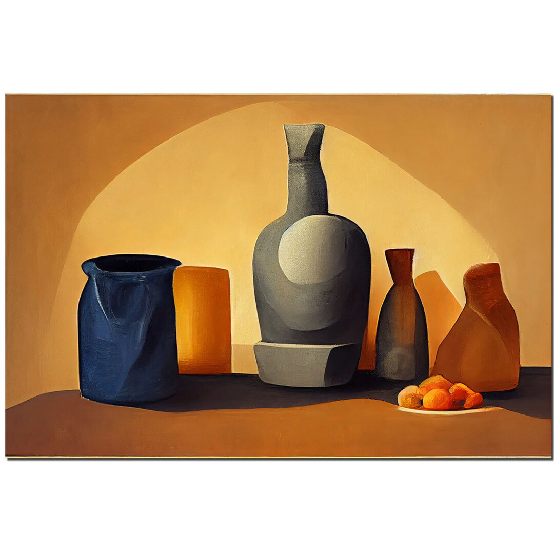 Metaphysical Painting a Modern Art Style, Still Live - Etsy