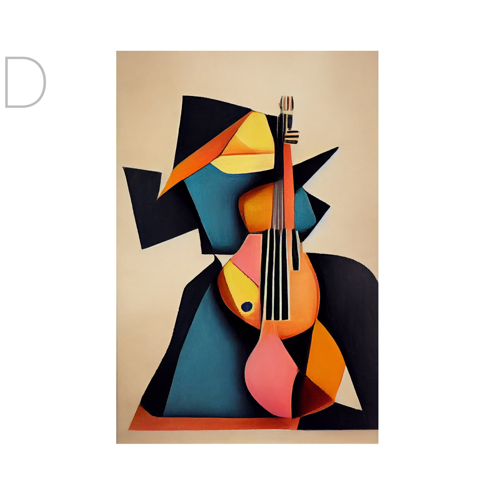 Cubism Violin
