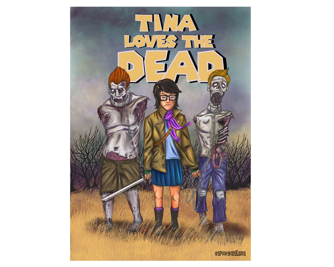 Bob's Burgers and the Walking Dead Crossover Tina Loves - Etsy