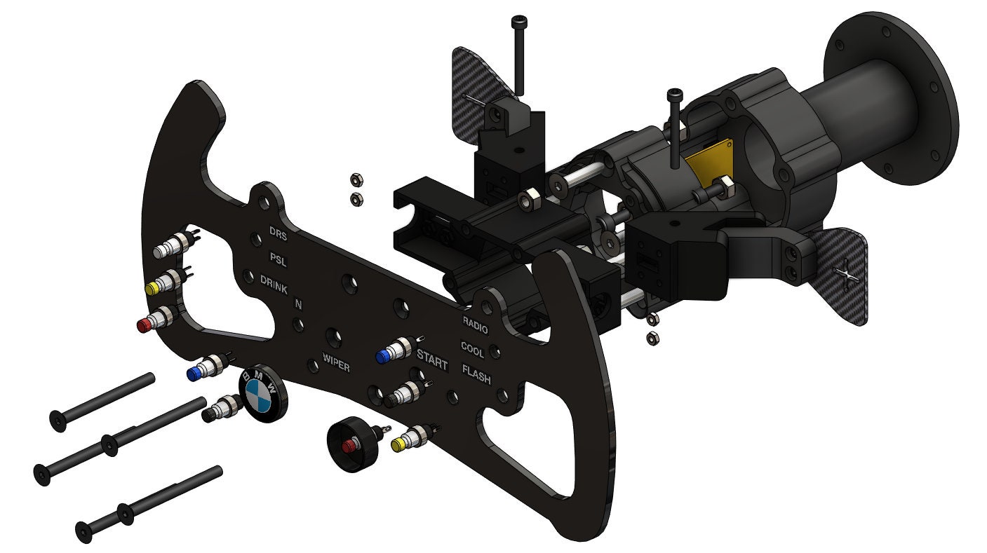 BMW DTM Steering Wheel CAD Files & Guide - Etsy