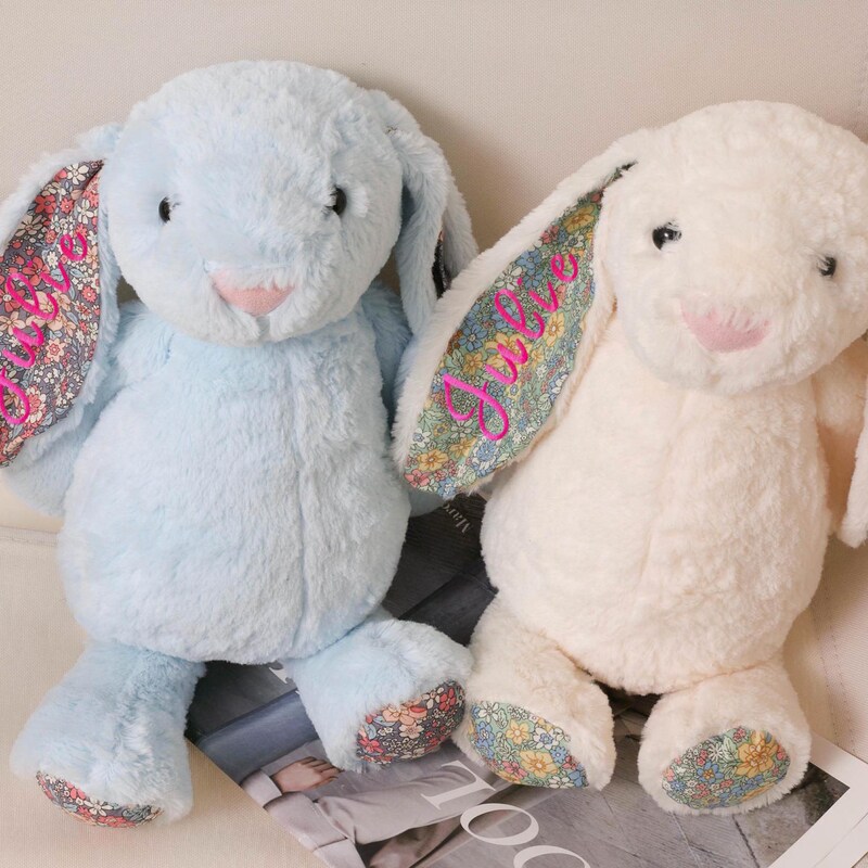 Pink Rabbit Plush Toy - Etsy