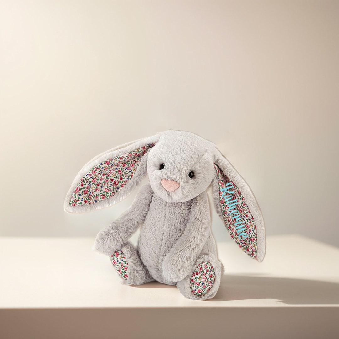 Personalized Bunny, Stuffed Bunny Rabbit, Monogram Bunny Plush Rabbit ...