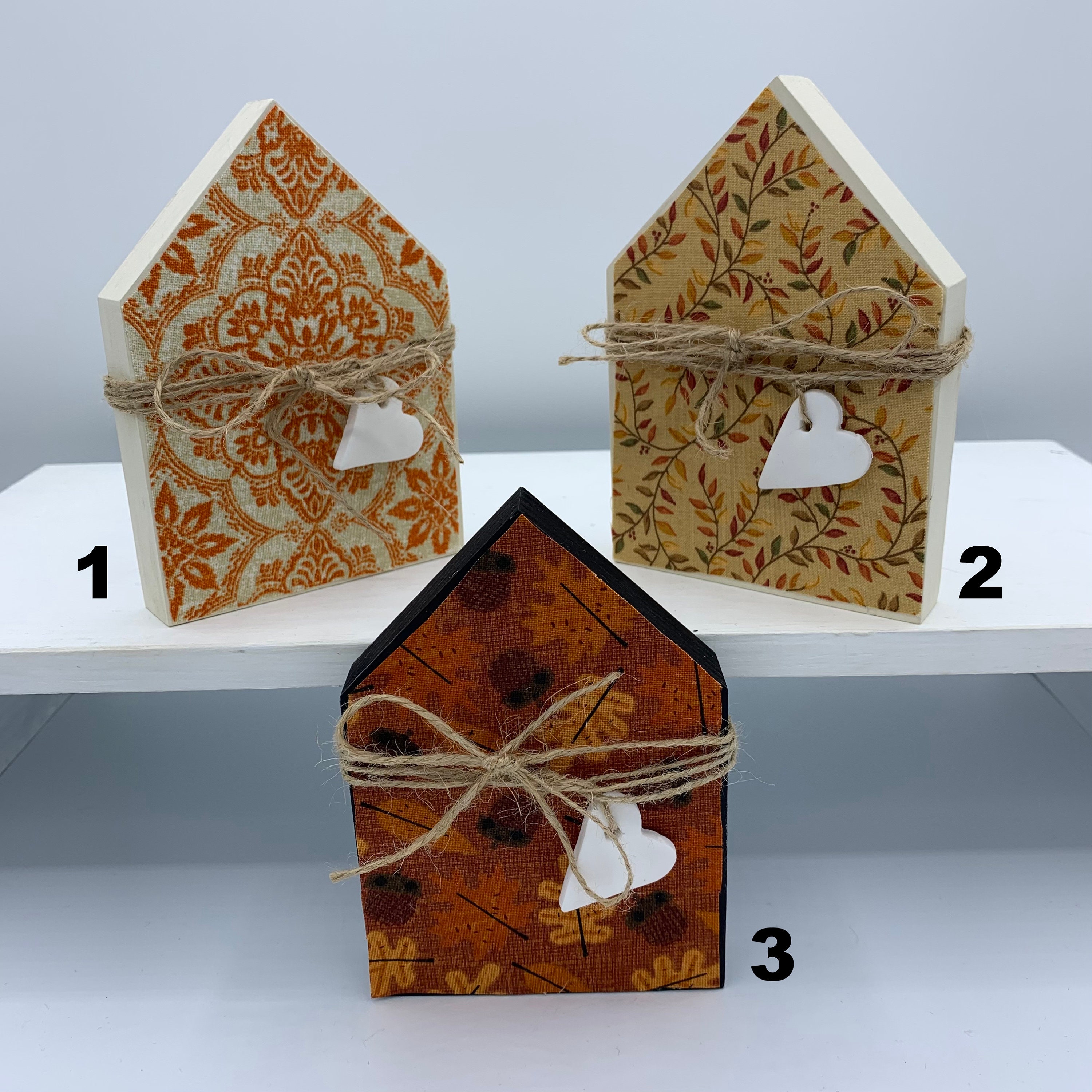 Wood Houses Fall - Etsy