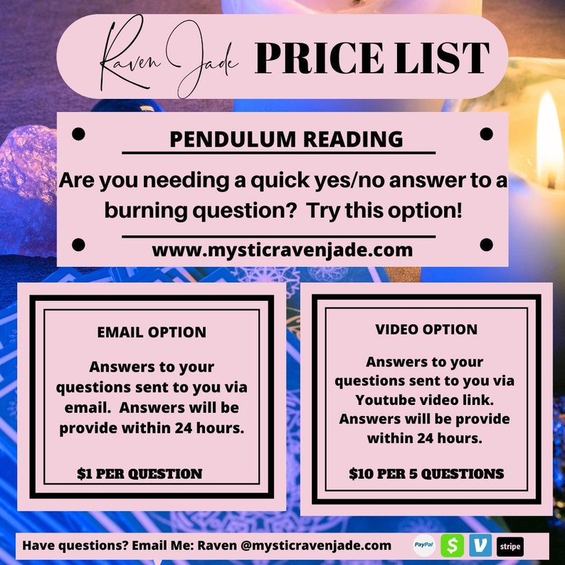Quick Yes/no Pendulum Reading - Etsy