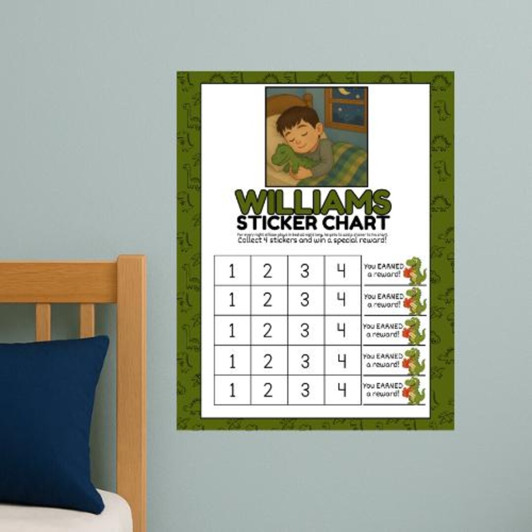 Sleepy Time Sticker Chart – Help Toddlers Stay in Their Own Bed ...