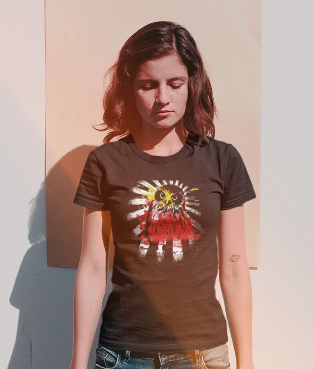 Owl- Ladies' Tee- Voight-kampff Test- Screen Printed! Punk, Halloween T ...