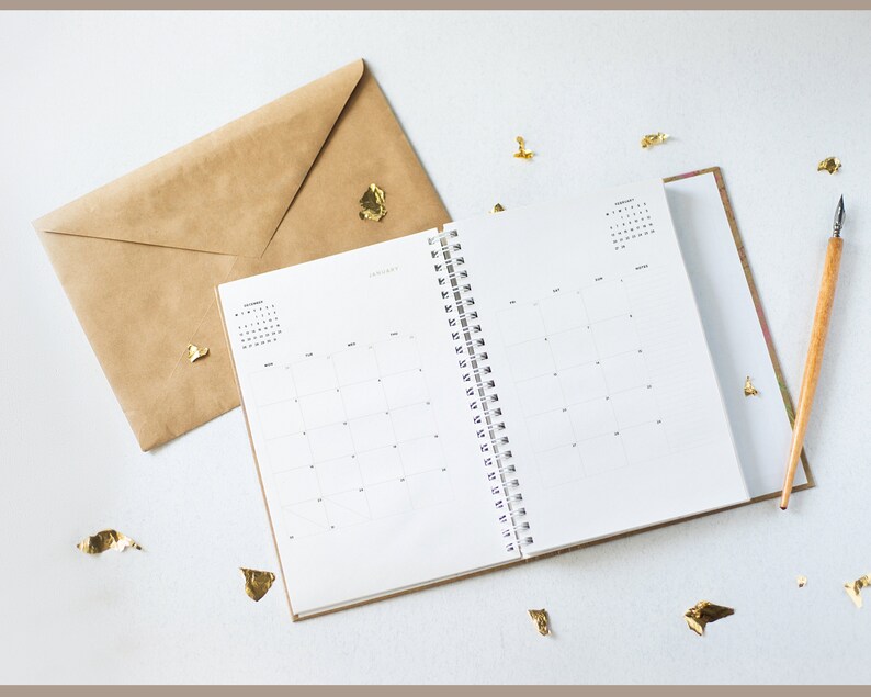 2023 Monthly Planner Printable Dated Month on 2 Pages 2023 - Etsy