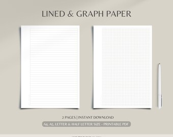 Perfectly Scaled and Precise Printable Graph Paper 14 Lines - Etsy
