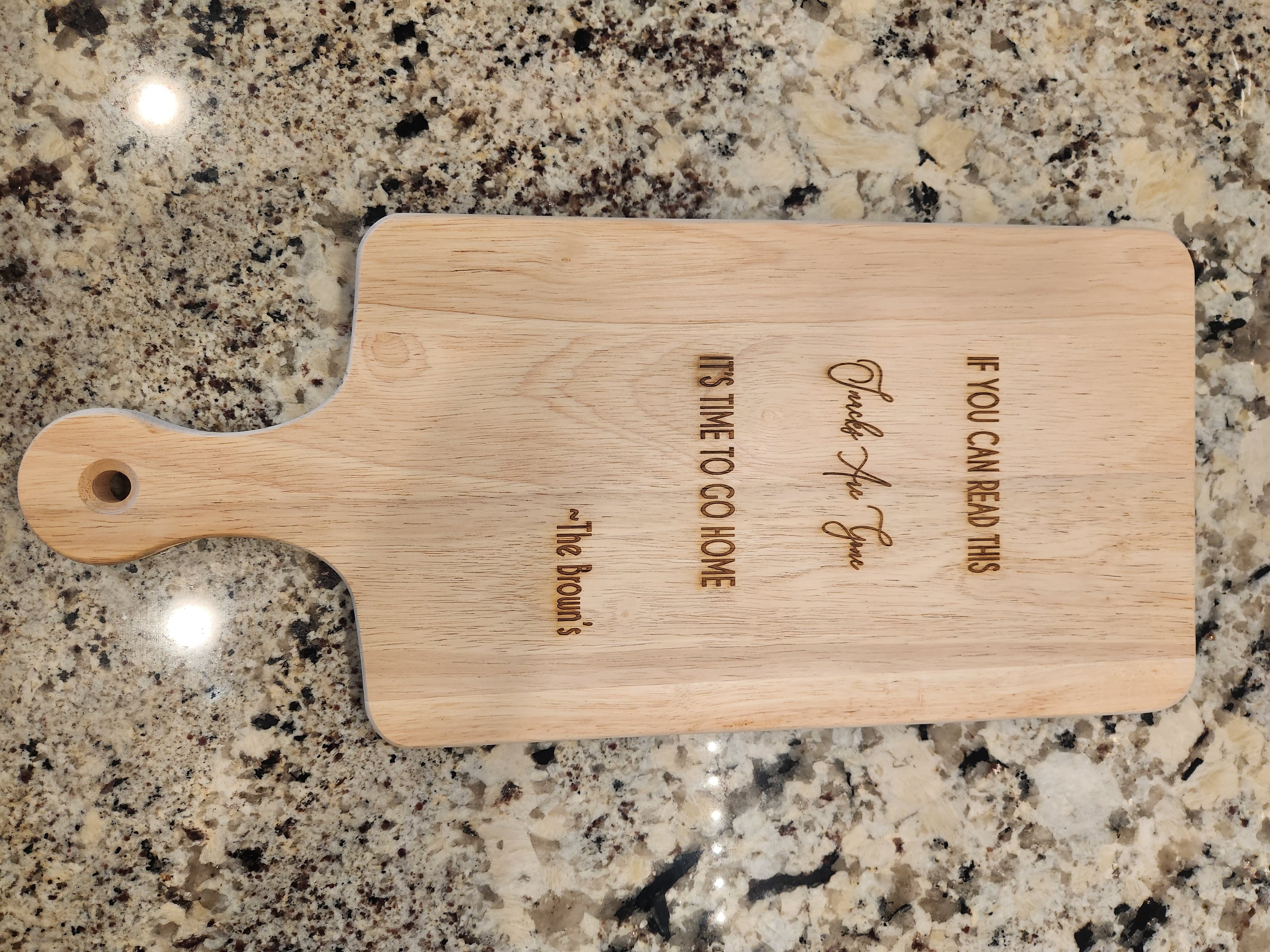 Funny Charcuterie Board Personalized Serving Board With Handle Engraved Cheese Board Realtor ...