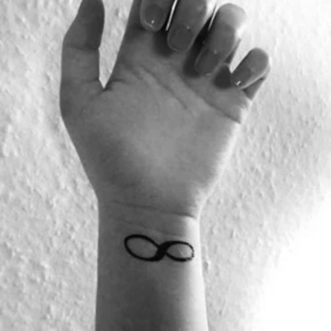 Sheet of Realistic Infinity Symbol Temporary Tattoos Cute - Etsy