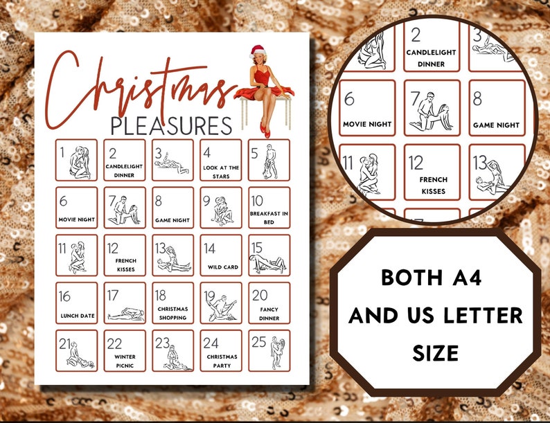 Romantic Sexy Advent Calendar Couples Advent Calendar Sex Games Sexy