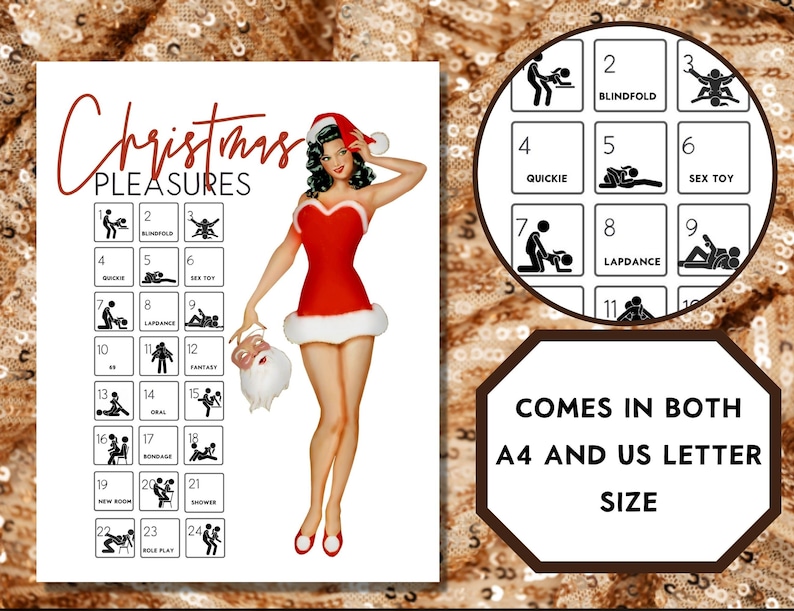 Sexy Advent Calendar, Sex Games, Sexy Games, Adult Advent Calendar, Naughty Gift for Him, Sex ...