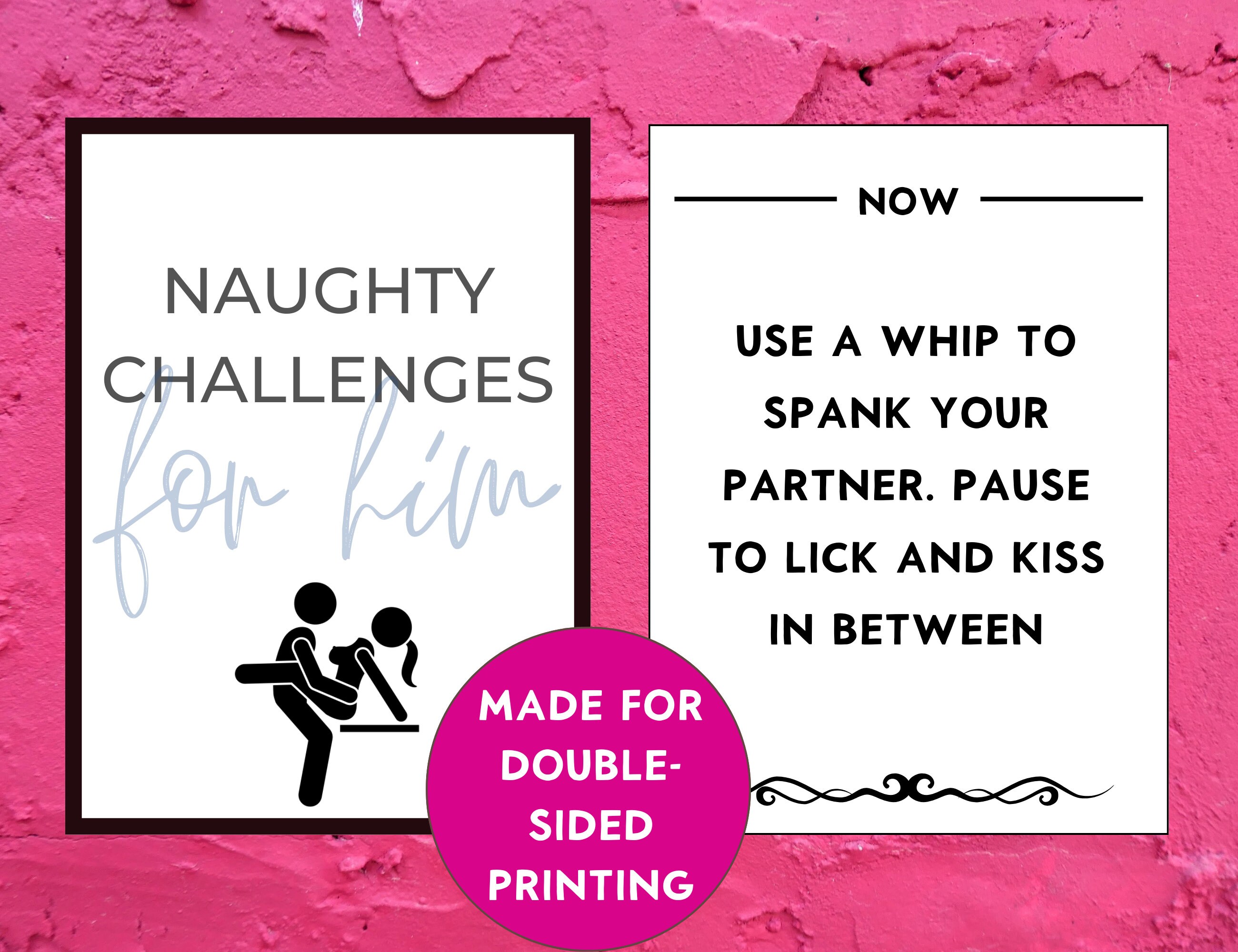 Sex Game 120 Sex Challenges For Him And Her Printable Kinky Etsy Uk