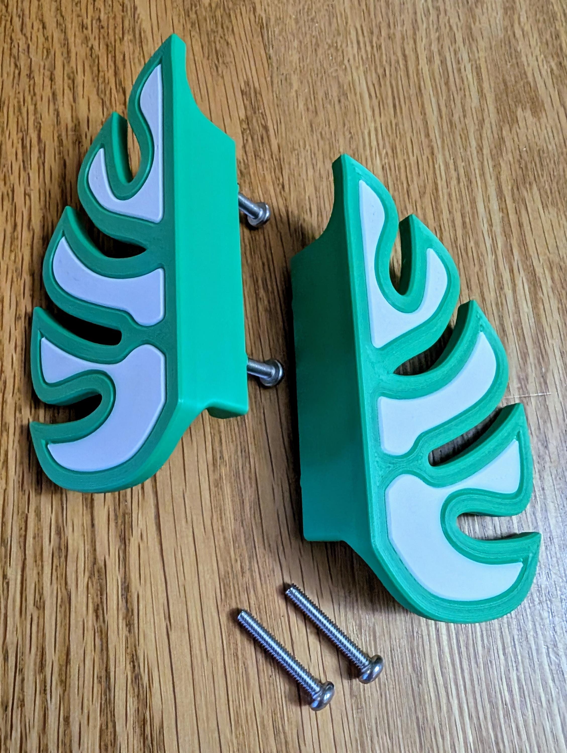 Milsbo Monstera Albo Leaf Cabinet Handles V2.0 - 3D Printed - Etsy