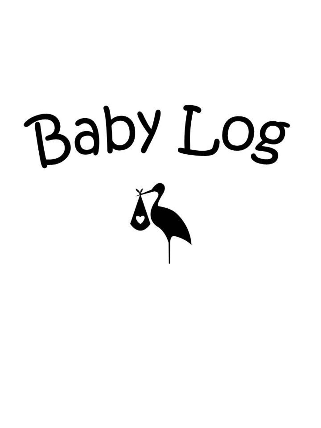 Baby Log - Etsy