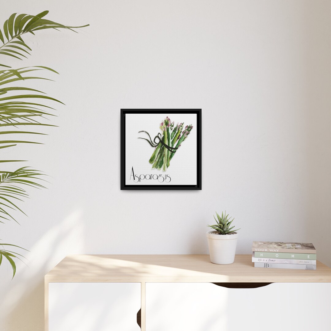 Matte Canvas, Black Frame - Etsy