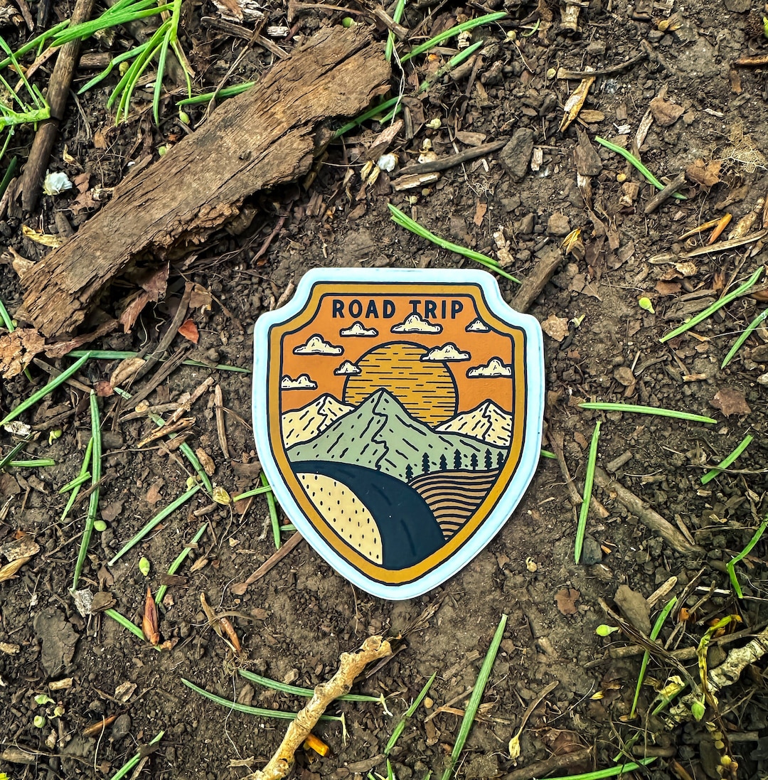 Road Trip Sticker // Waterproof, Vinyl Decal, Waterbottle Sticker, Car ...