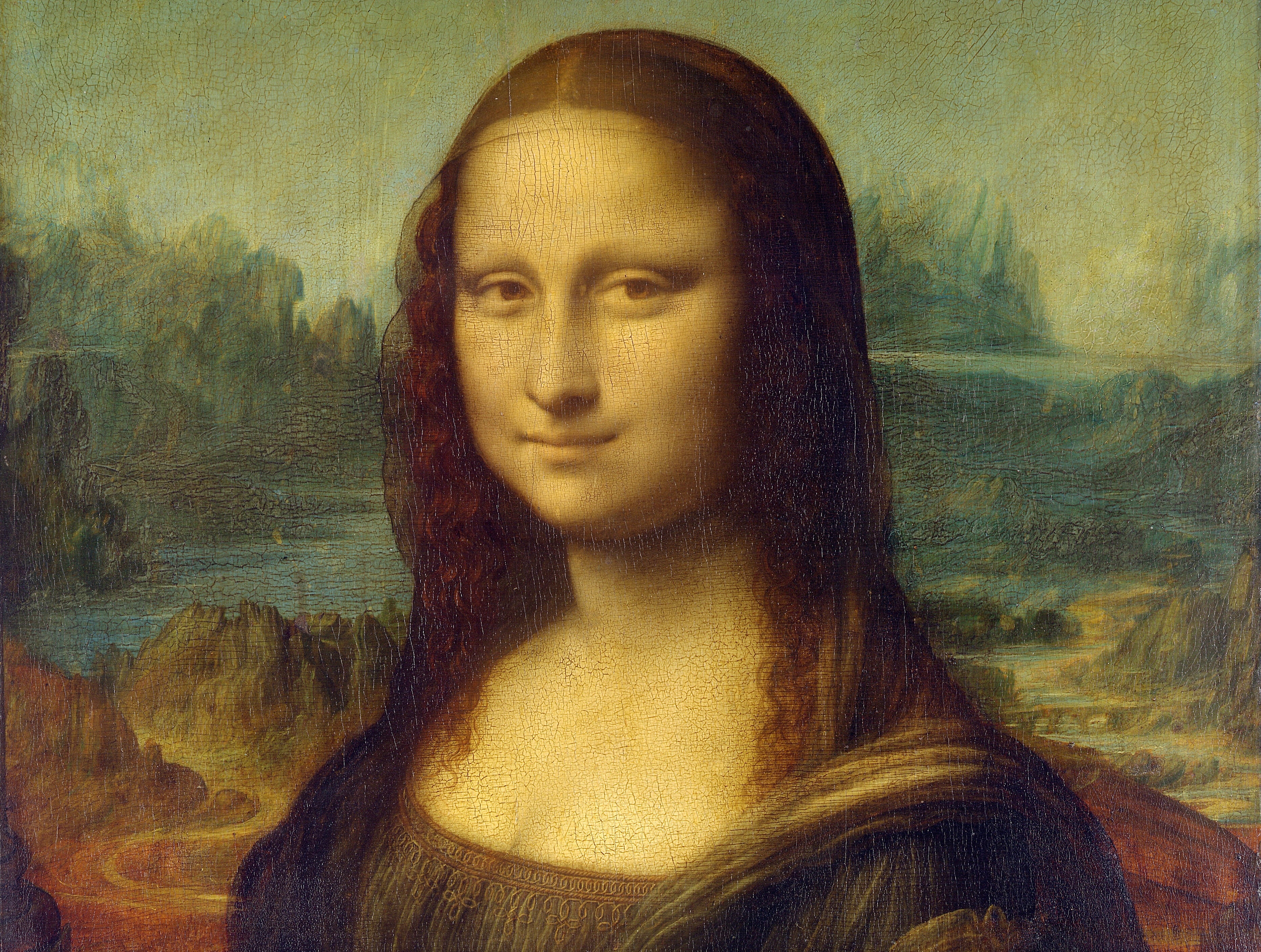 Mona Lisa by Leonardo Da Vinci, Beautiful Woman Wall Decor, Pretty ...