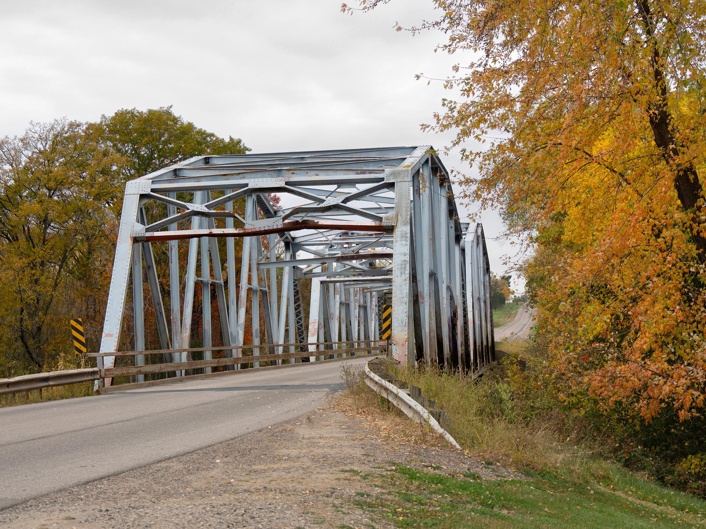 Photo of an Overhead Steel Truss Bridge. Historic Architecture. Metal ...