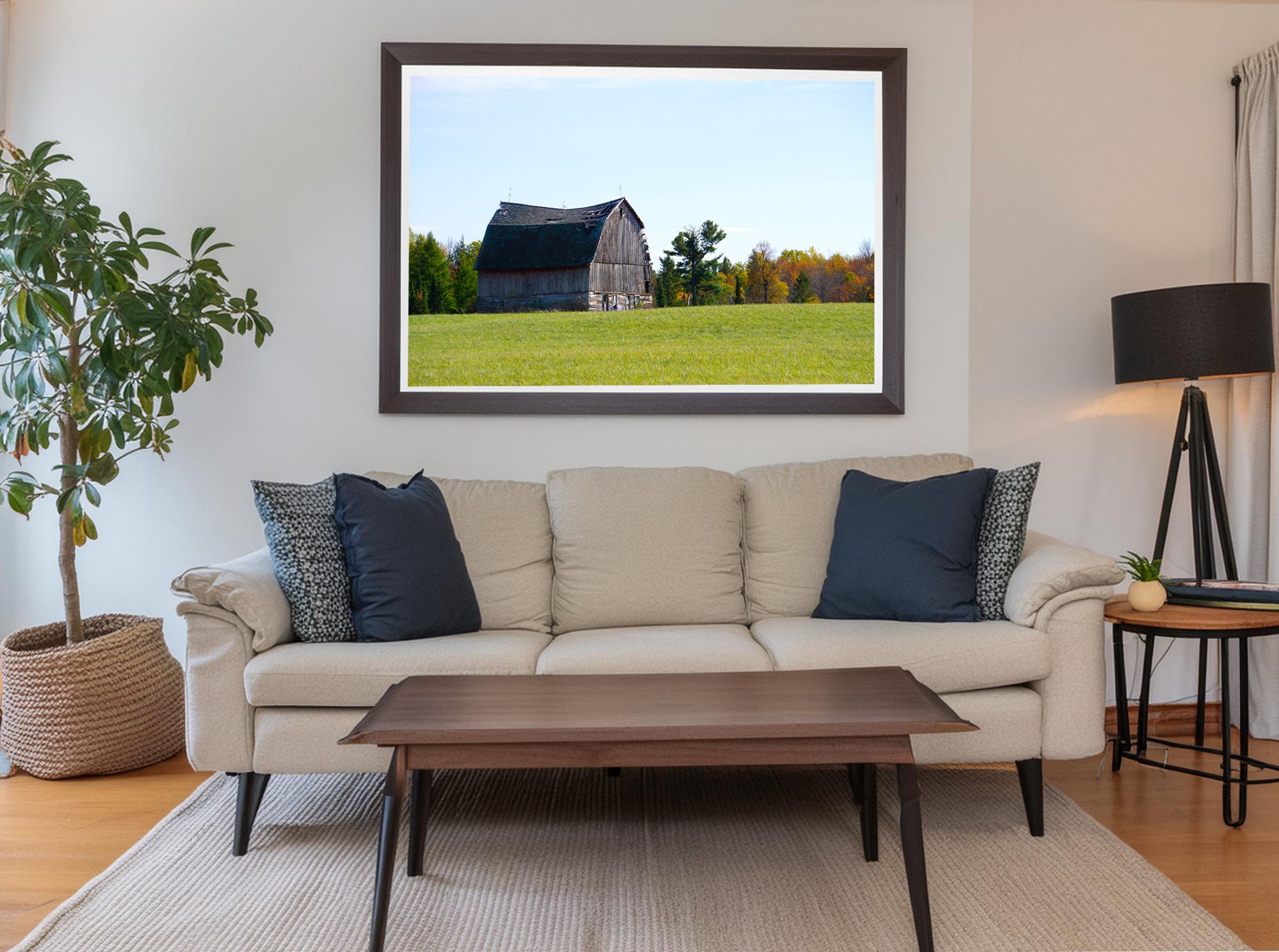 Old Rustic Barn Photo Taken in Wisconsin in Early Fall. Fall Landscape ...