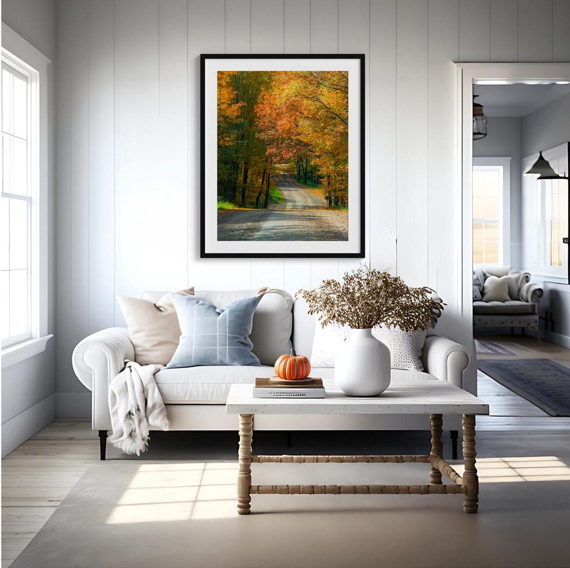 Fall Photography. Wisconsin Country Road Printable. Fall Landscape ...