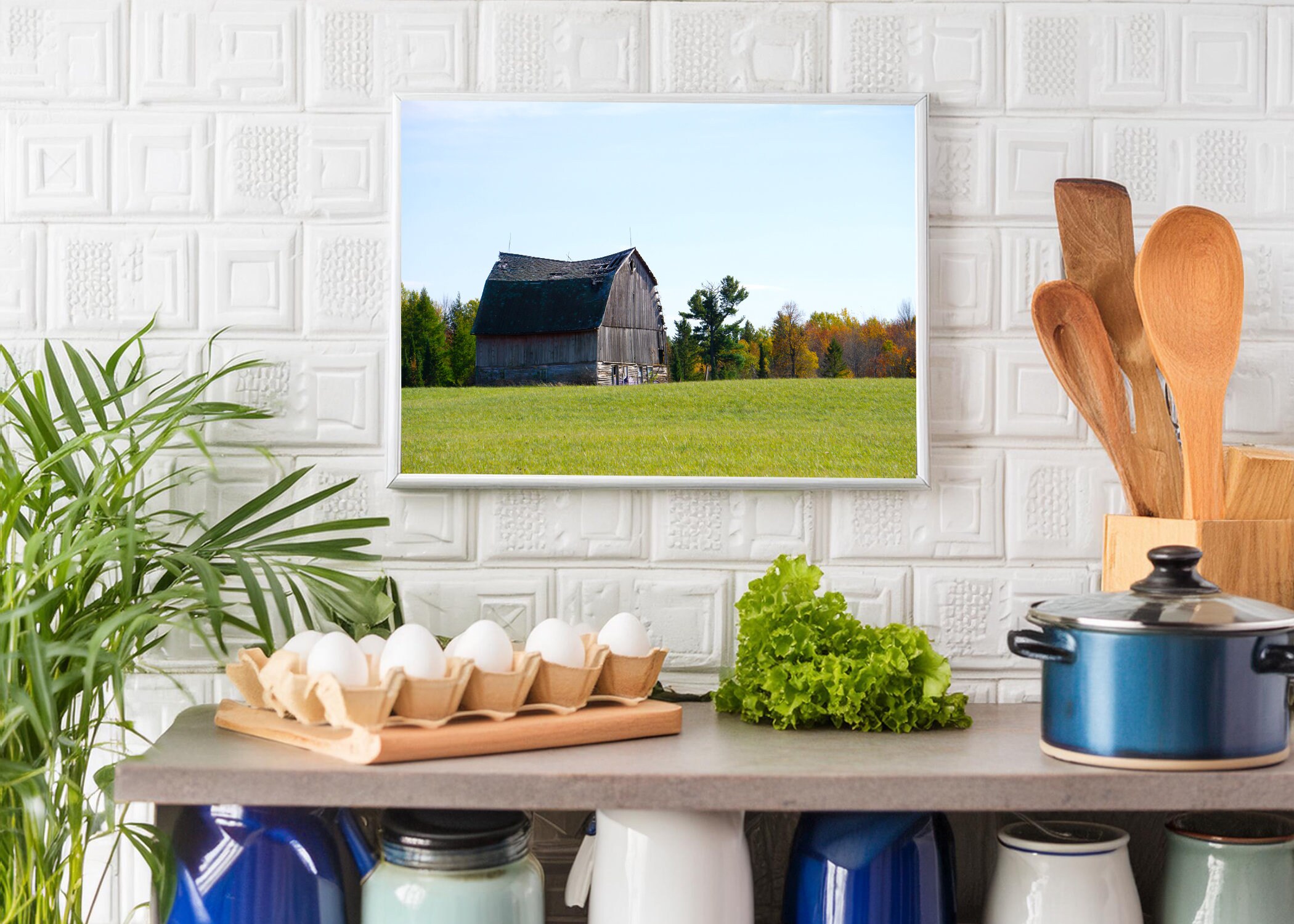 Old Rustic Barn Photo Taken in Wisconsin in Early Fall. Fall Landscape ...