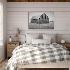 Rustic Black and White Barn Photo. Farmhouse Decor (instant Download ...
