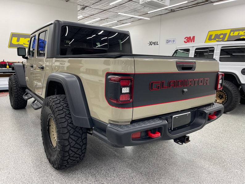 Gladiator Tailgate Wrap solid Black - Etsy