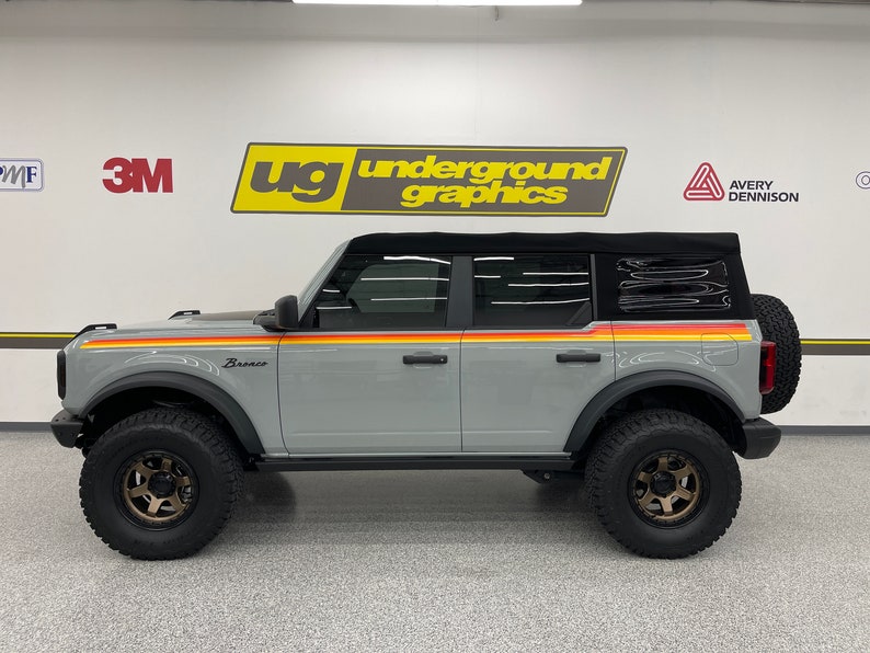 Bronco 3-bar Stripes (high) - Etsy