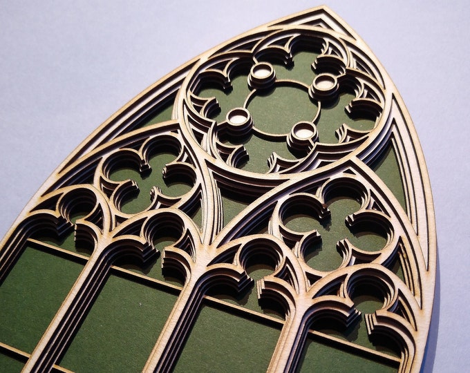 Gothic Church Window 01 Wall Art Home Decor Pattern for - Etsy