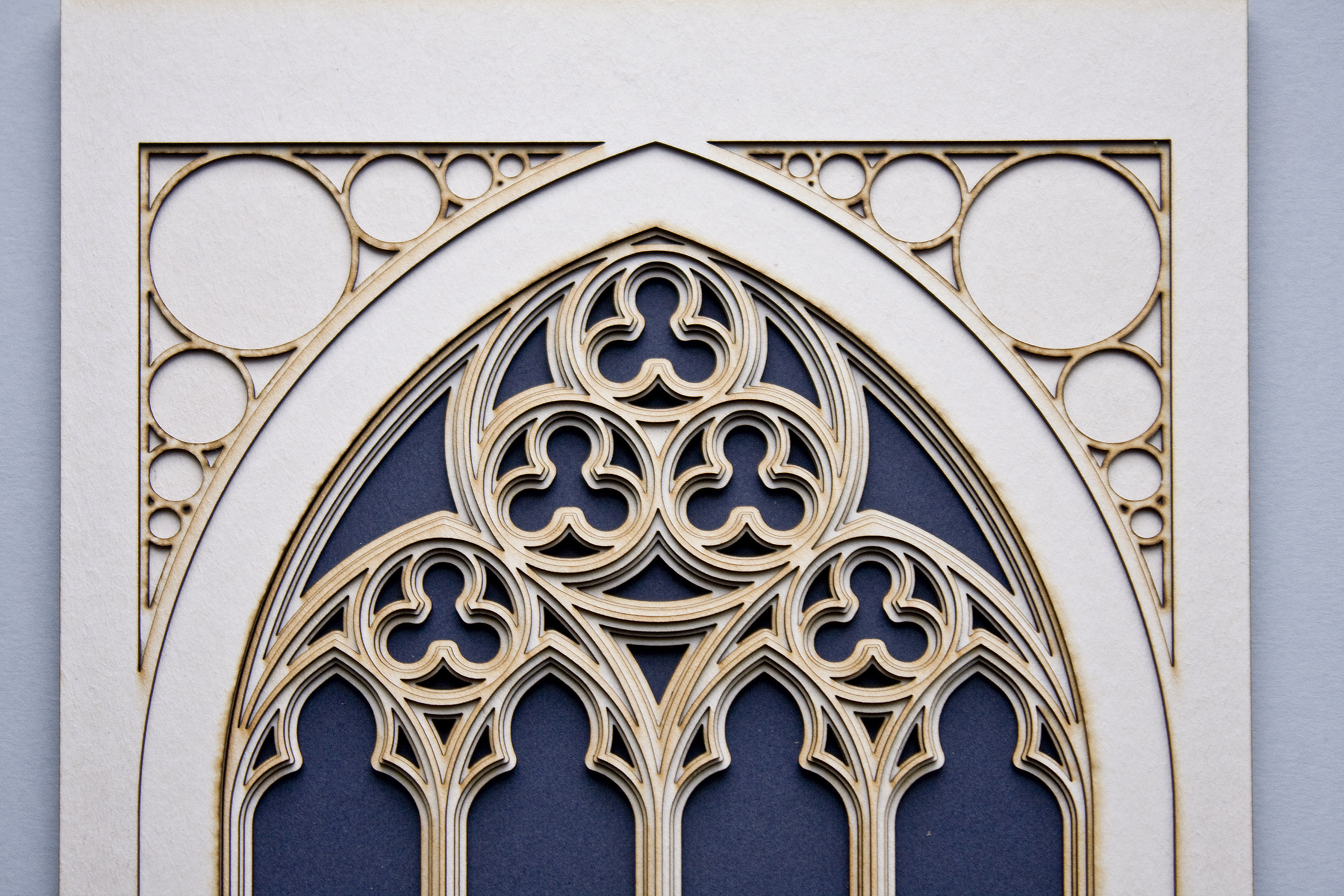 Gothic Church Window 03, Wall Art, Home Decor, Pattern for Laser ...