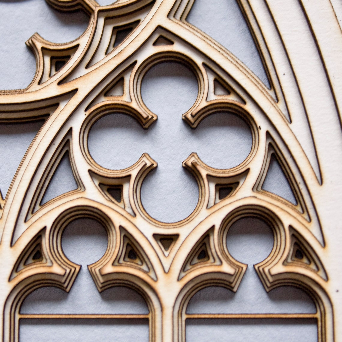 Gothic Church Window 05, Wall Art, Home Decor, Pattern for Laser ...
