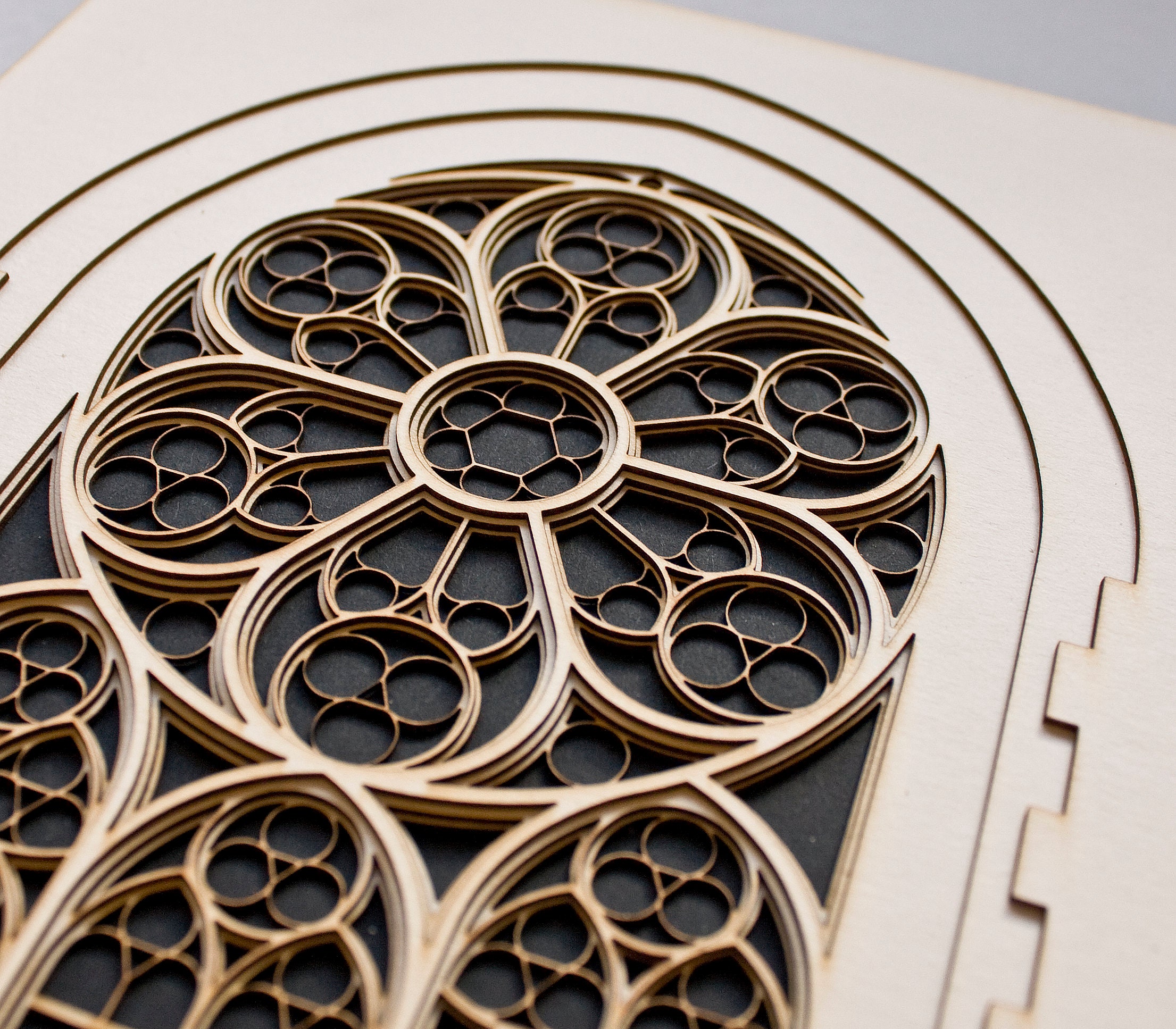 Gothic Church Window 04, Wall Art, Home Decor, Pattern for Laser ...