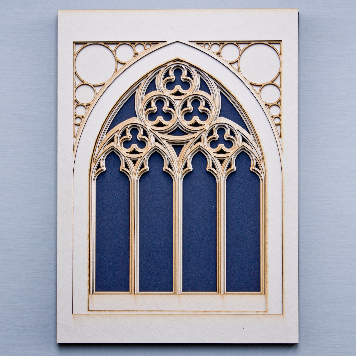 Gothic Church Window 03, Wall Art, Home Decor, Pattern for Laser ...