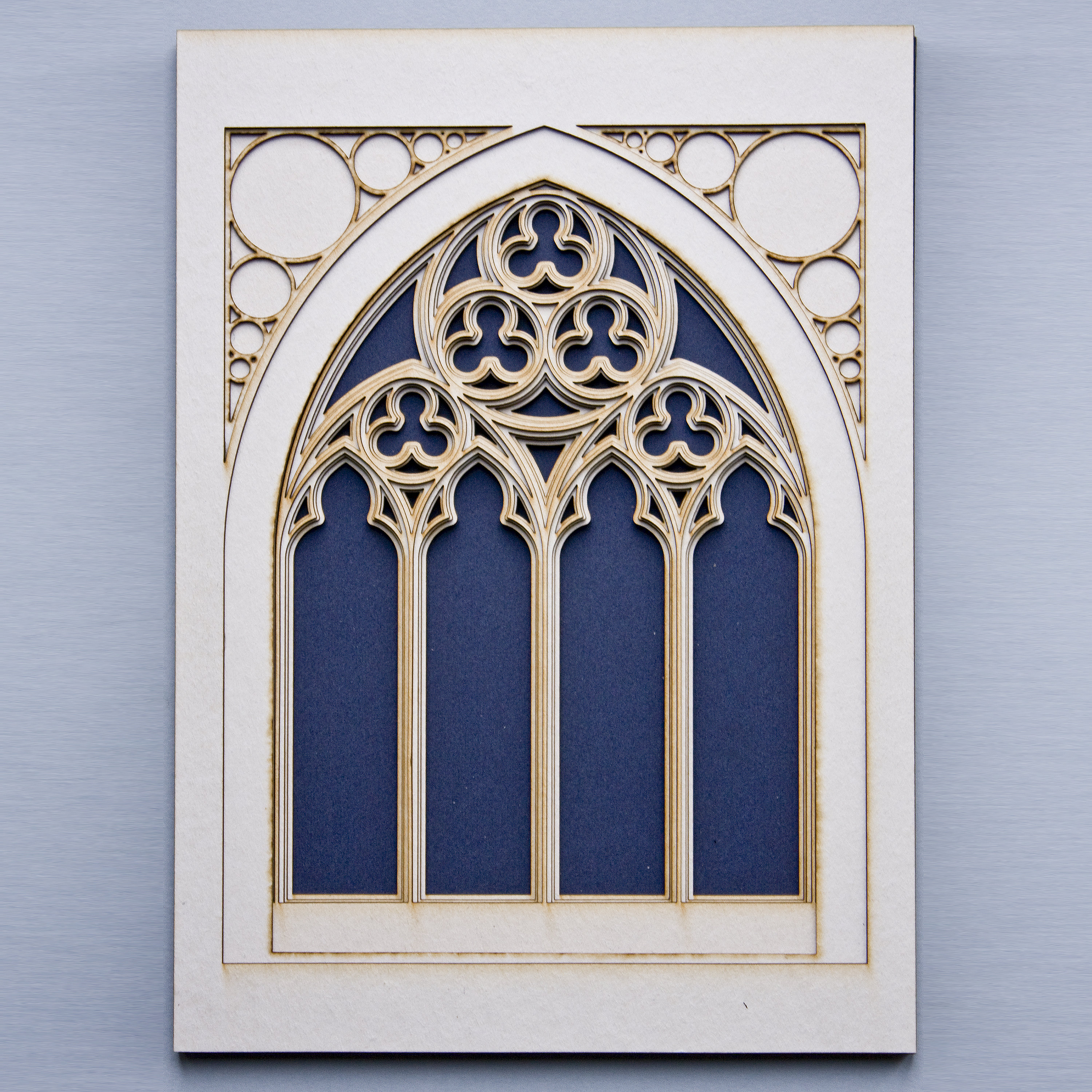 Gothic Church Window 03, Wall Art, Home Decor, Pattern for Laser ...