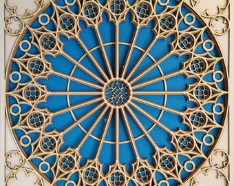 Gothic Church Window 01 Wall Art Home Decor Pattern for - Etsy