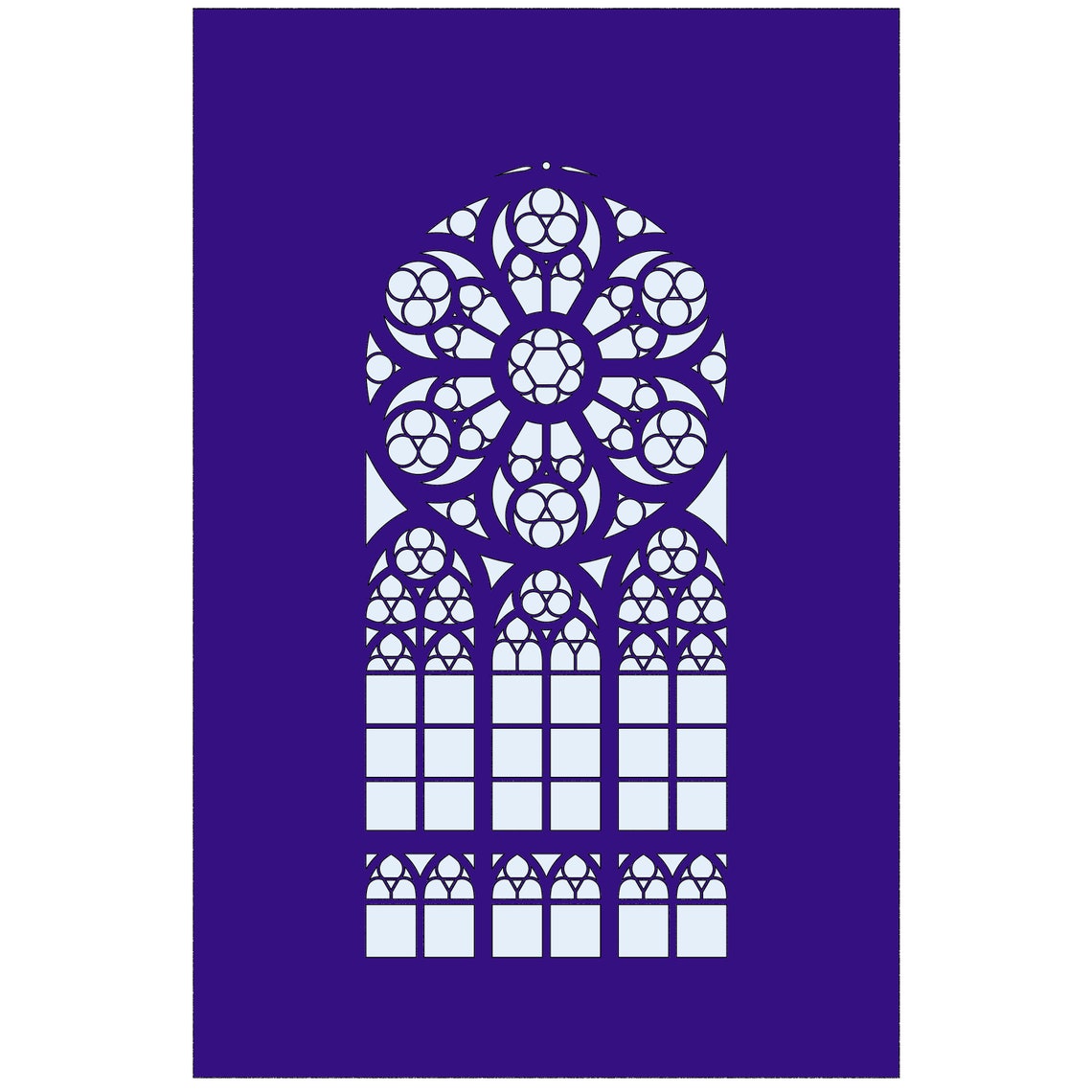 Gothic Church Window 04, Wall Art, Home Decor, Pattern for Laser ...