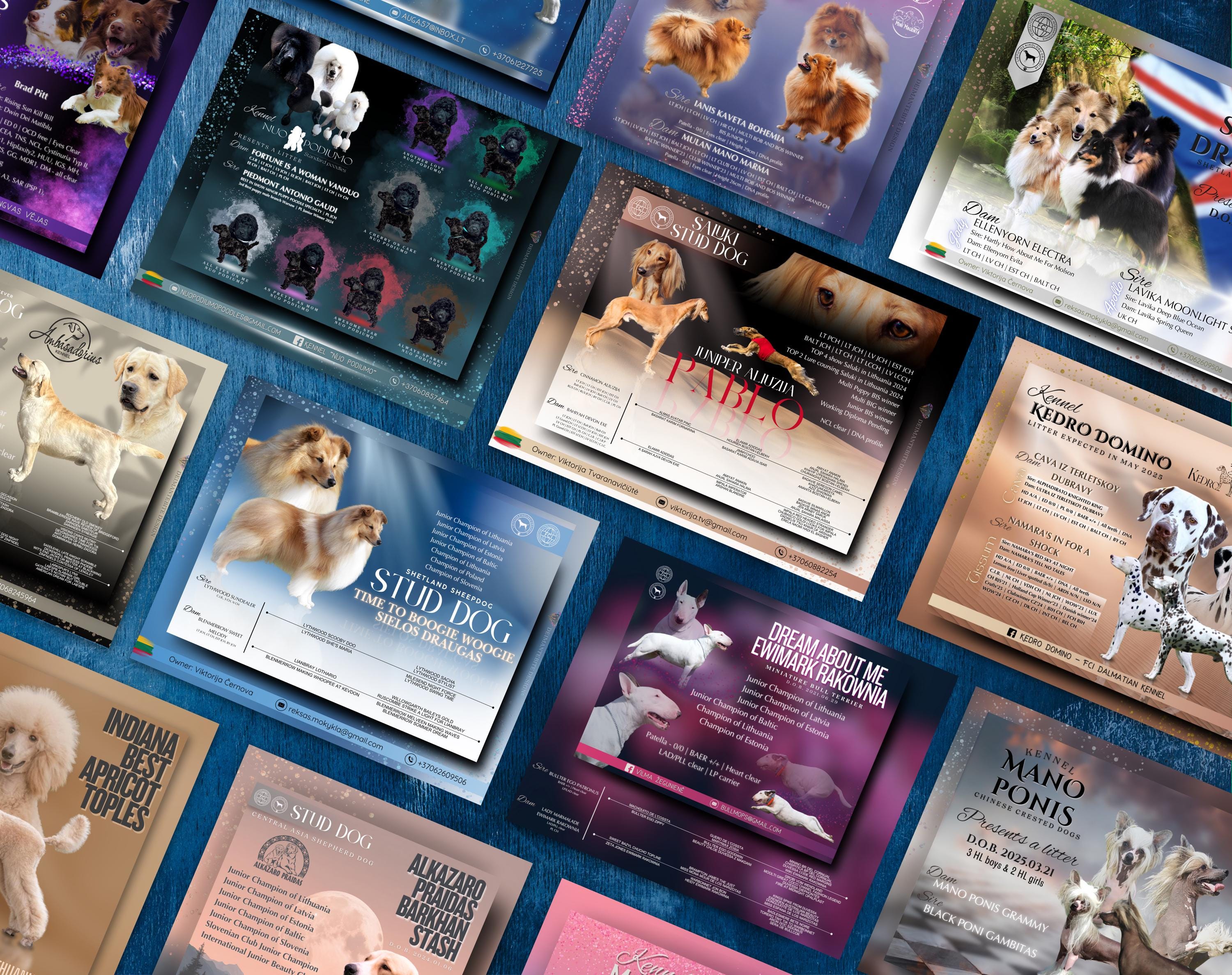 CUSTOM Graphic Design for Breeders | LOGO | Stud Dog | Planned Litter ...