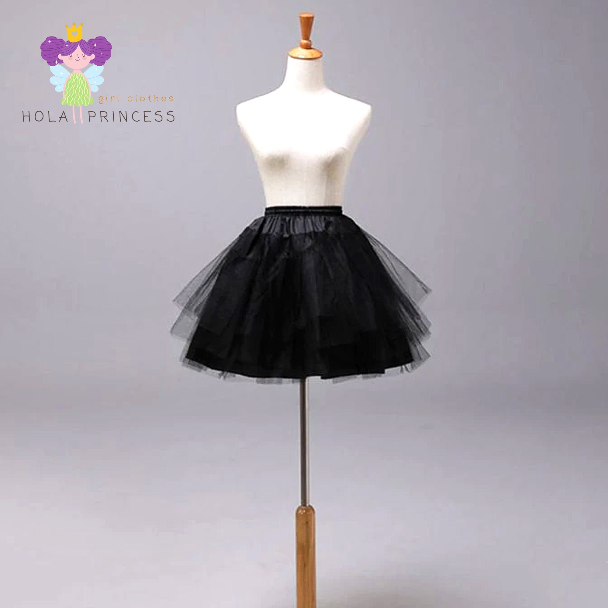 Black Tulle Petticoat - Etsy