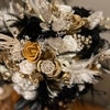 Black, Gold and White Glam Bouquet - Etsy