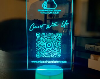 Acrylic Sign Qr - Etsy