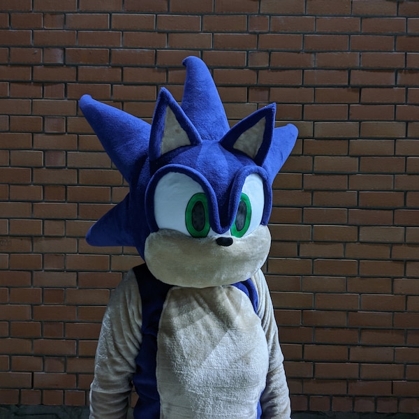 Sonic the Hedgehog Mask - Etsy
