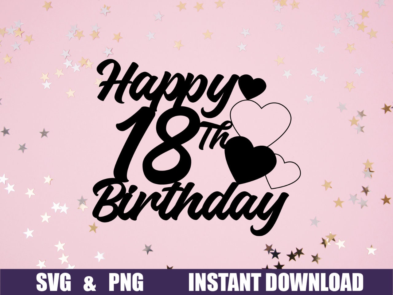 Happy 18th Birthday Svg, 18th Birthday Svg, 18th Birthday Shirt Svg ...