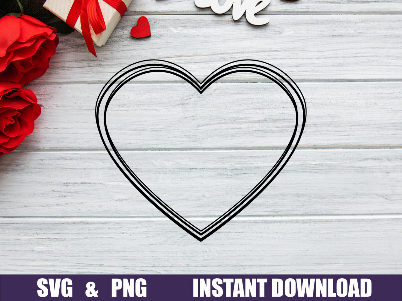 Open Heart Svg, Hand Drawn Heart Svg, Doodle Heart Svg, Heart Svg ...